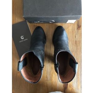 Corso Como | Shoes | New In Box Corso Como Black Leather Ankle Booties ...